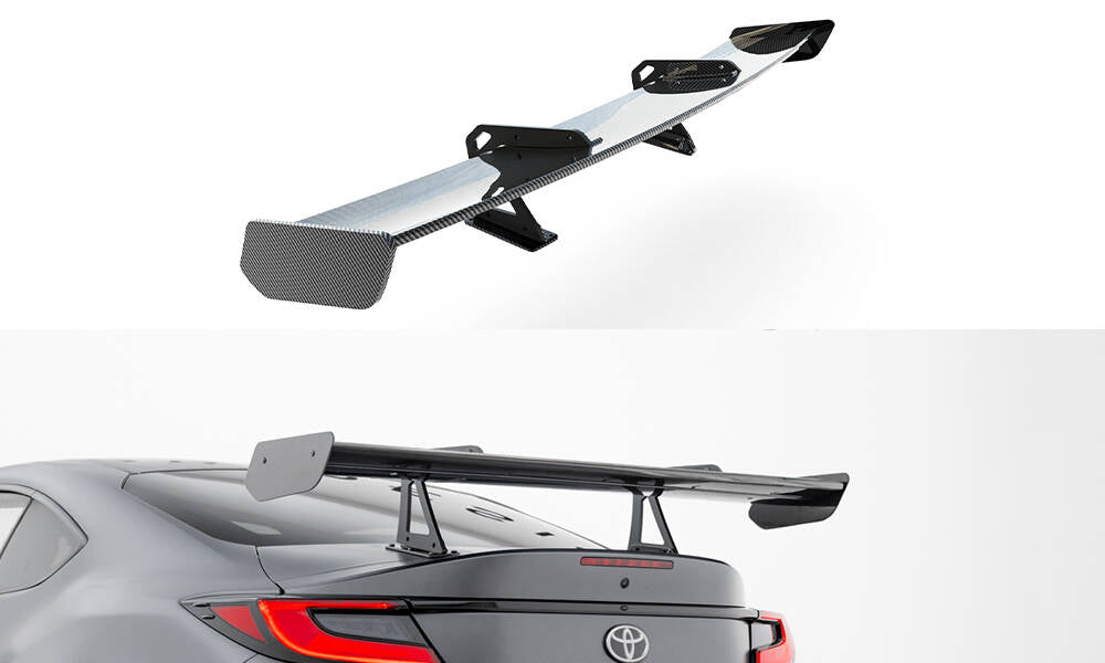 Maxton Design - Carbon Fiber Rear Wing with Upper Swan Mounting Toyota ...