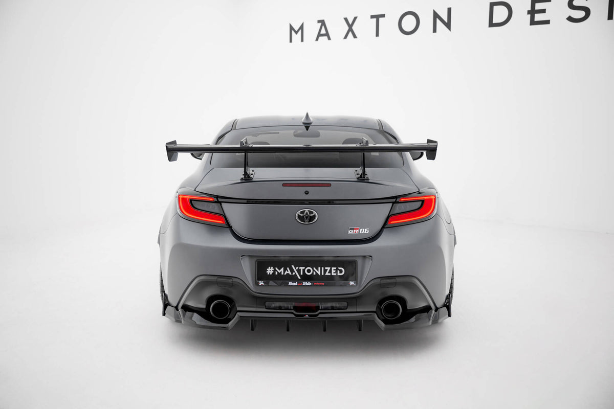 Maxton Design - Carbon Fiber Rear Wing with Upper Swan Mounting Toyota GR86 / Subaru BRZ MK2 ...