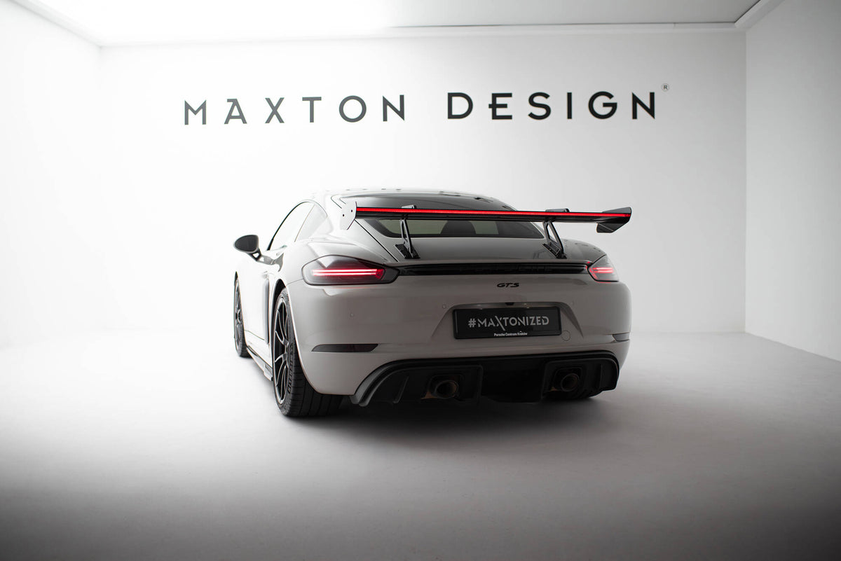 Maxton Design - Carbon Fiber Rear Wing with Upper Swan Mounting V.1 ...