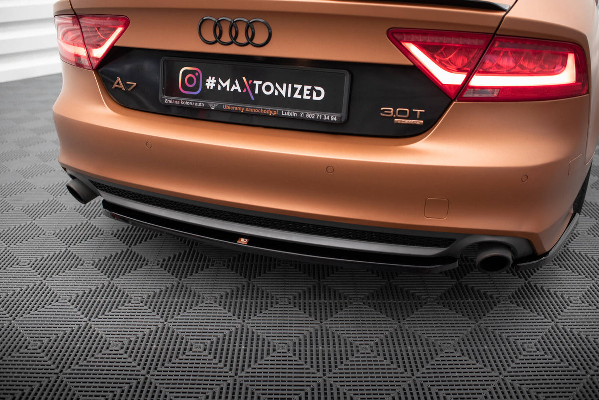 Maxton Design - Central Rear Splitter Audi A7 S-Line C7 | Royal Body Kits