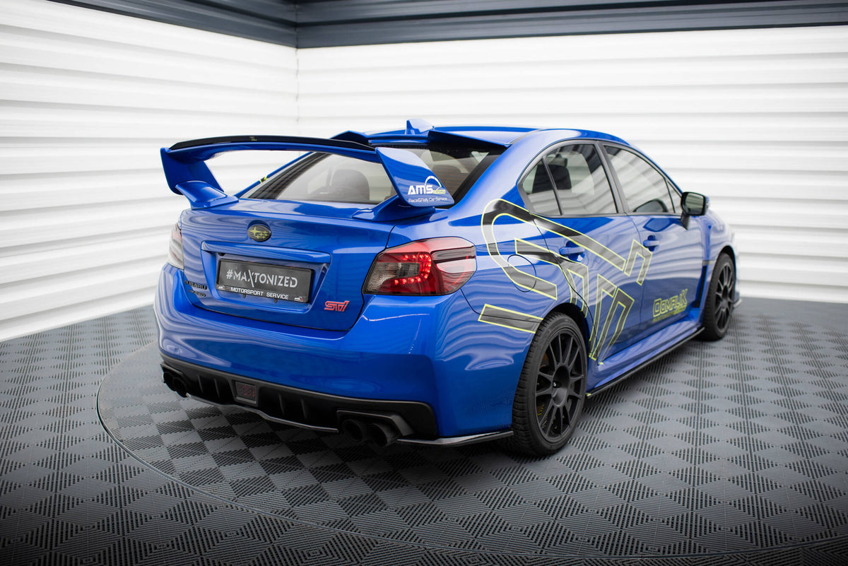 Maxton Design - Central Rear Splitter V.2 Subaru WRX-STI MK4 | Royal ...