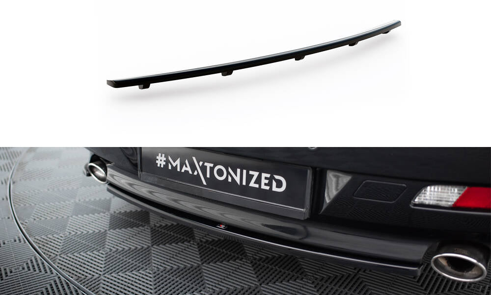 Maxton Design - Central Rear Splitter (with Vertical Bars) BMW Series 6 ...