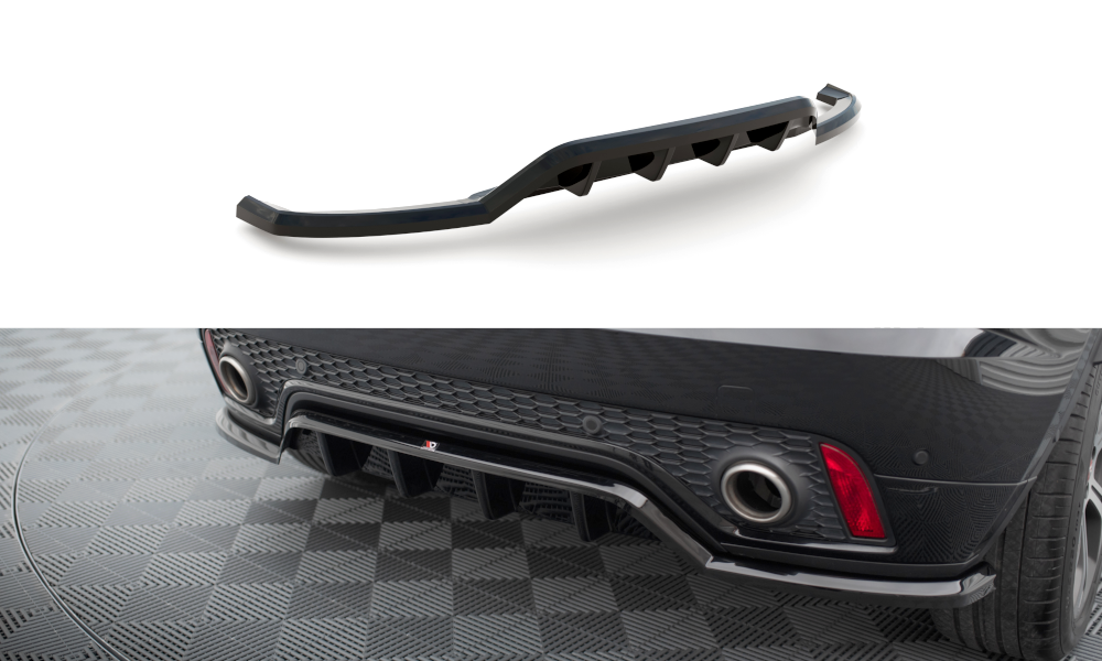 Maxton Design - Central Rear Splitter (with Vertical Bars) Jaguar E ...