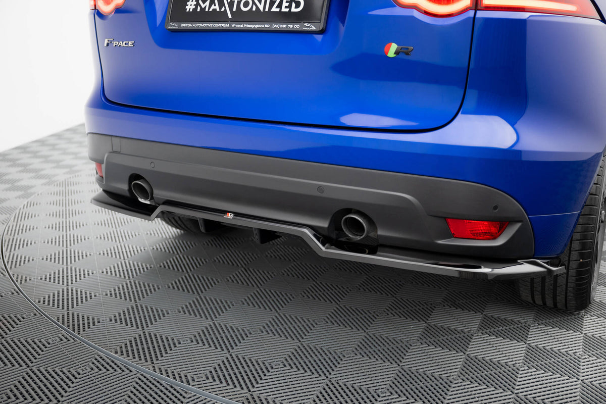 Maxton Design - Central Rear Splitter (with Vertical Bars) Jaguar F ...