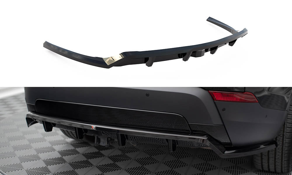 Maxton Design - Central Rear Splitter (with Vertical Bars) Land Rover ...