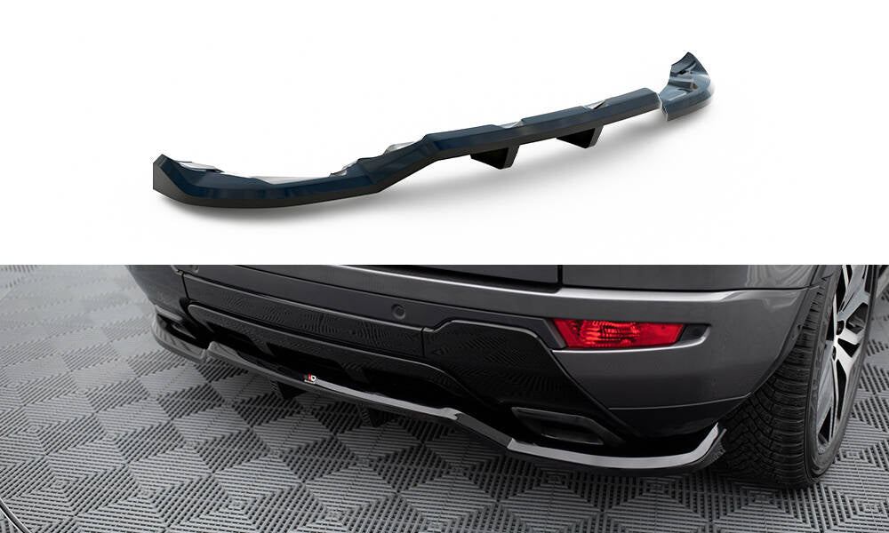 Maxton Design - Central Rear Splitter (with Vertical Bars) Range Rover ...