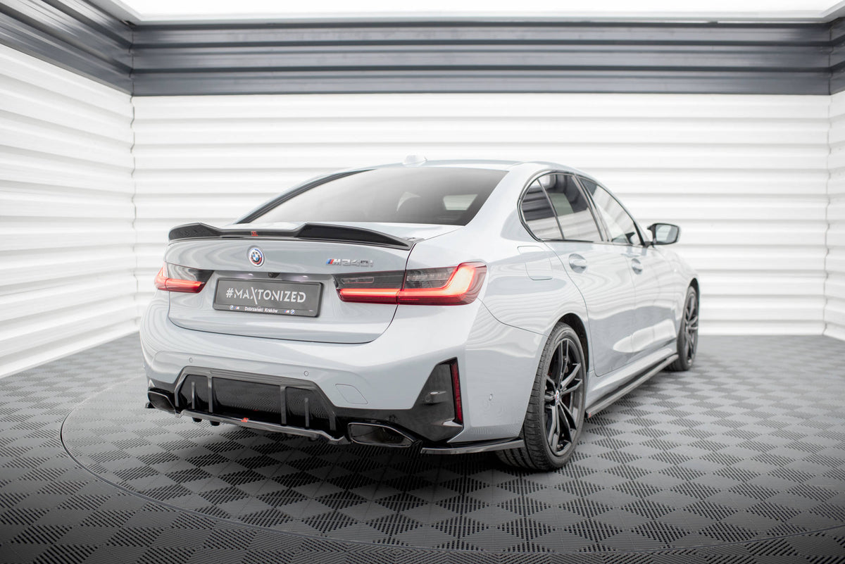 Maxton Design - Central Rear Splitter (with Vertical Bars) V.1 BMW ...