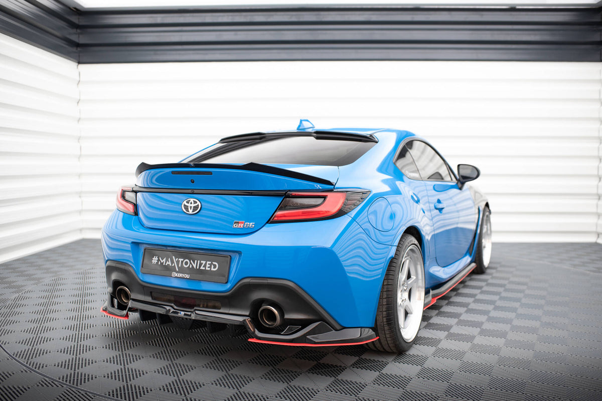 Maxton Design - Central Rear Splitter (with Vertical Bars) V.2 Toyota ...