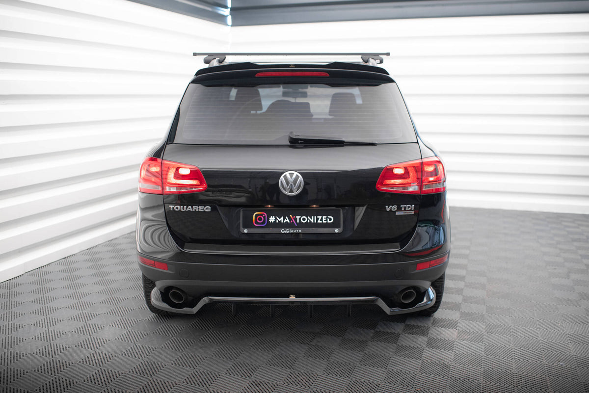 Maxton Design - Central Rear Splitter (with Vertical Bars) Volkswagen ...