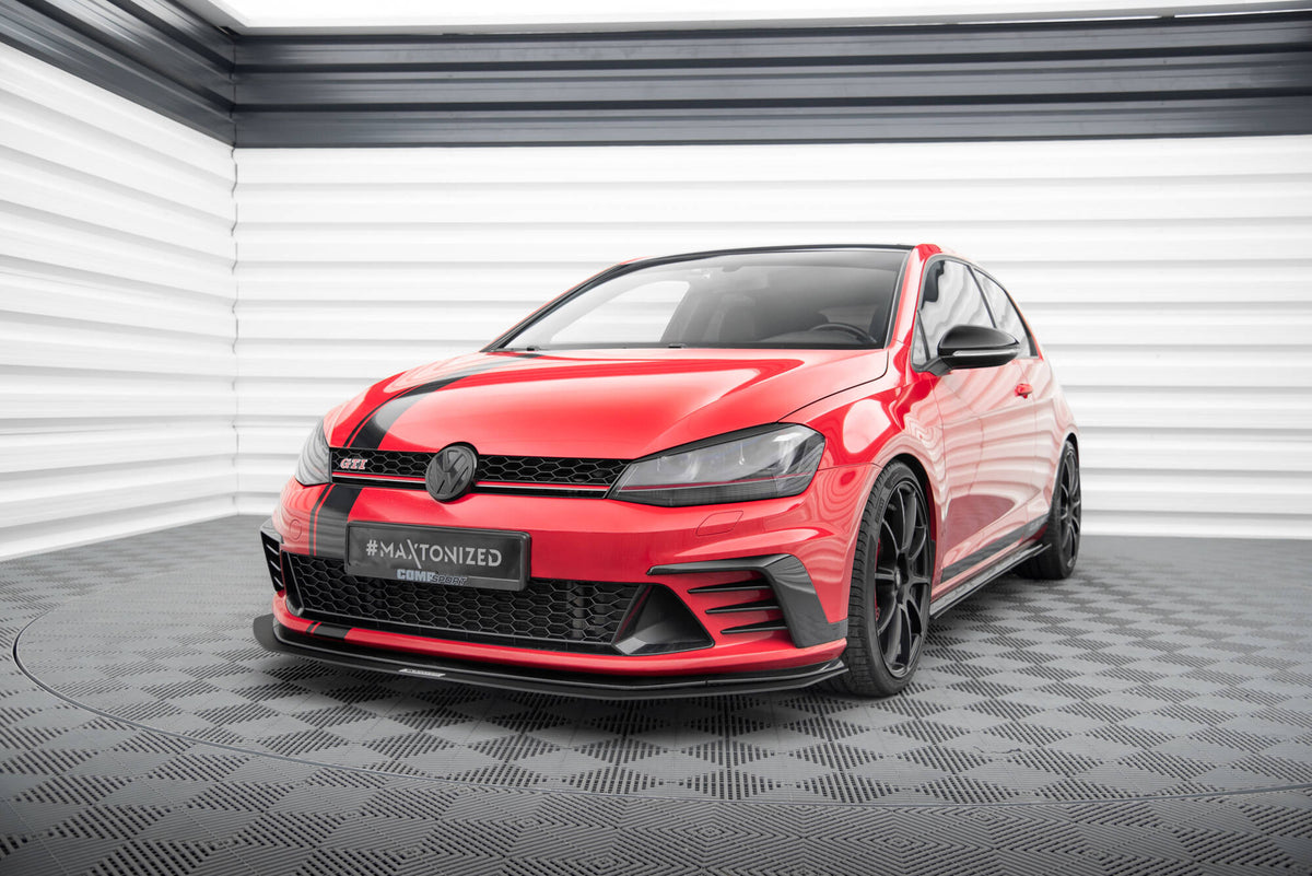 Maxton Design - Racing Front Splitter Volkswagen Golf GTI Clubsport MK7 ...