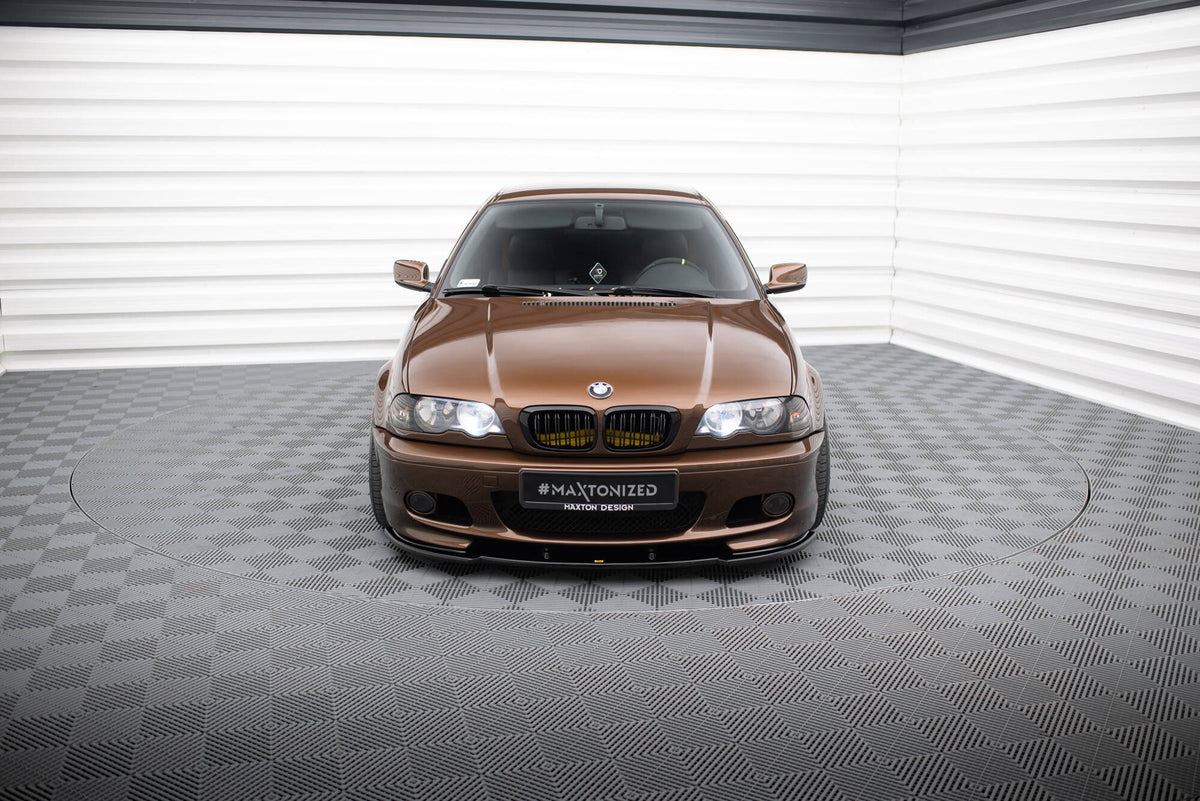 Maxton Design - Front Splitter V.1 BMW Series 3 M-Pack E46 Coupe ...