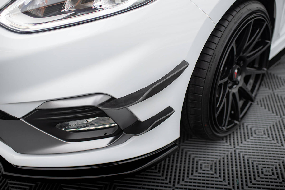 Maxton Design - Front Bumper Canards V.2 Ford Fiesta ST / ST-Line MK8 ...