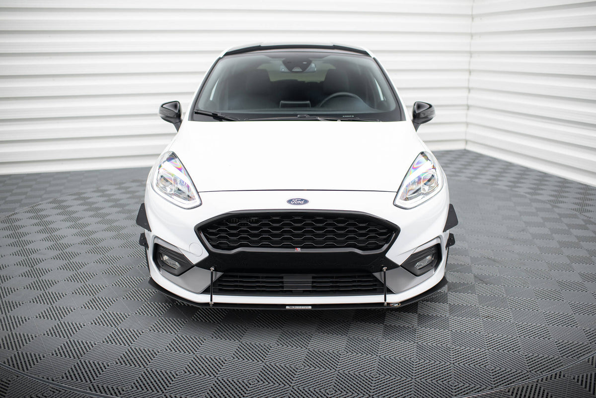 Maxton Design - Front Racing Splitter V.2 Ford Fiesta ST / ST-Line MK8 ...