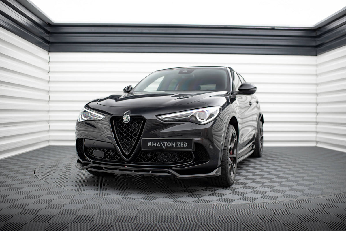 Maxton Design - Front Splitter Alfa Romeo Stelvio Quadrifoglio MK1 ...