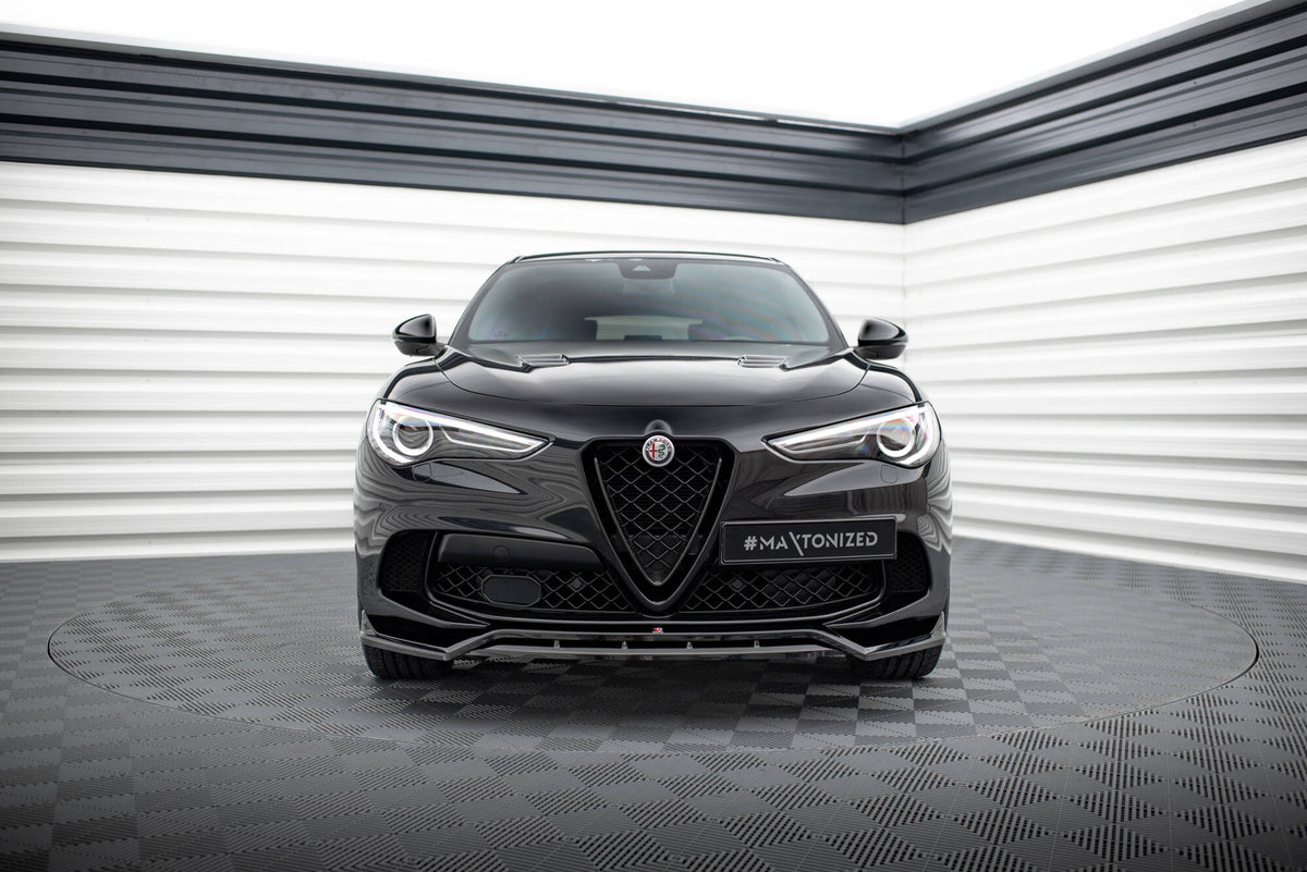 Maxton Design - Front Splitter Alfa Romeo Stelvio Quadrifoglio MK1 ...