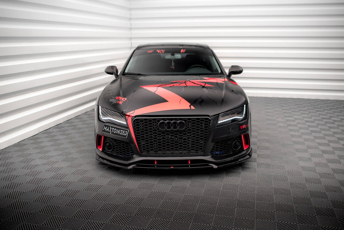 Maxton Design - Front Splitter Audi A7 (RS7 Look) C7 - AU-A7-C7-RS7LOOK ...