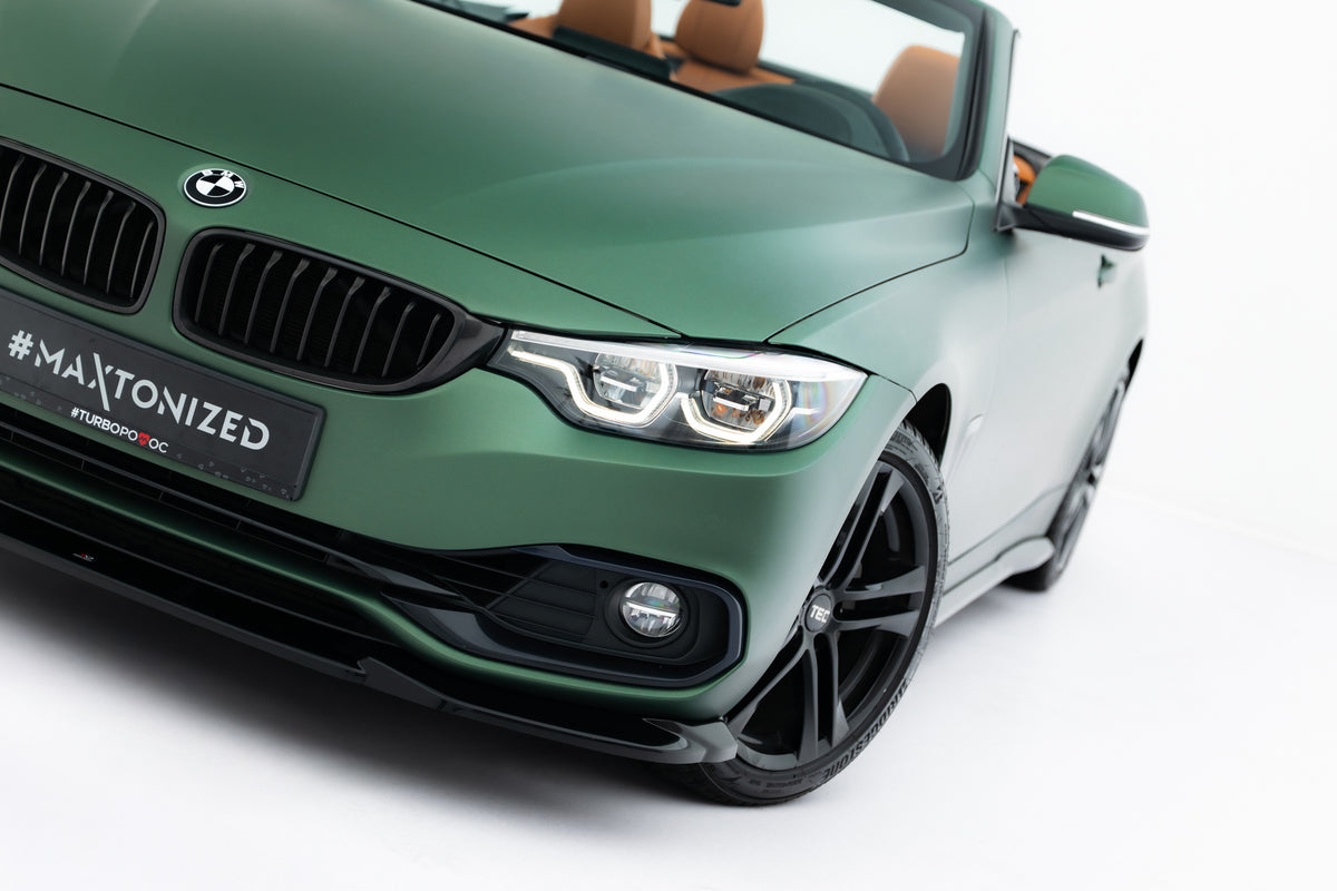 Maxton Design - Front Splitter BMW Series 4 Coupe / Cabrio F32 / F33 ...