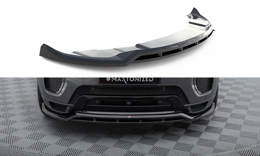 Maxton Design - Front Splitter Range Rover Evoque HSE Dynamic MK1 ...