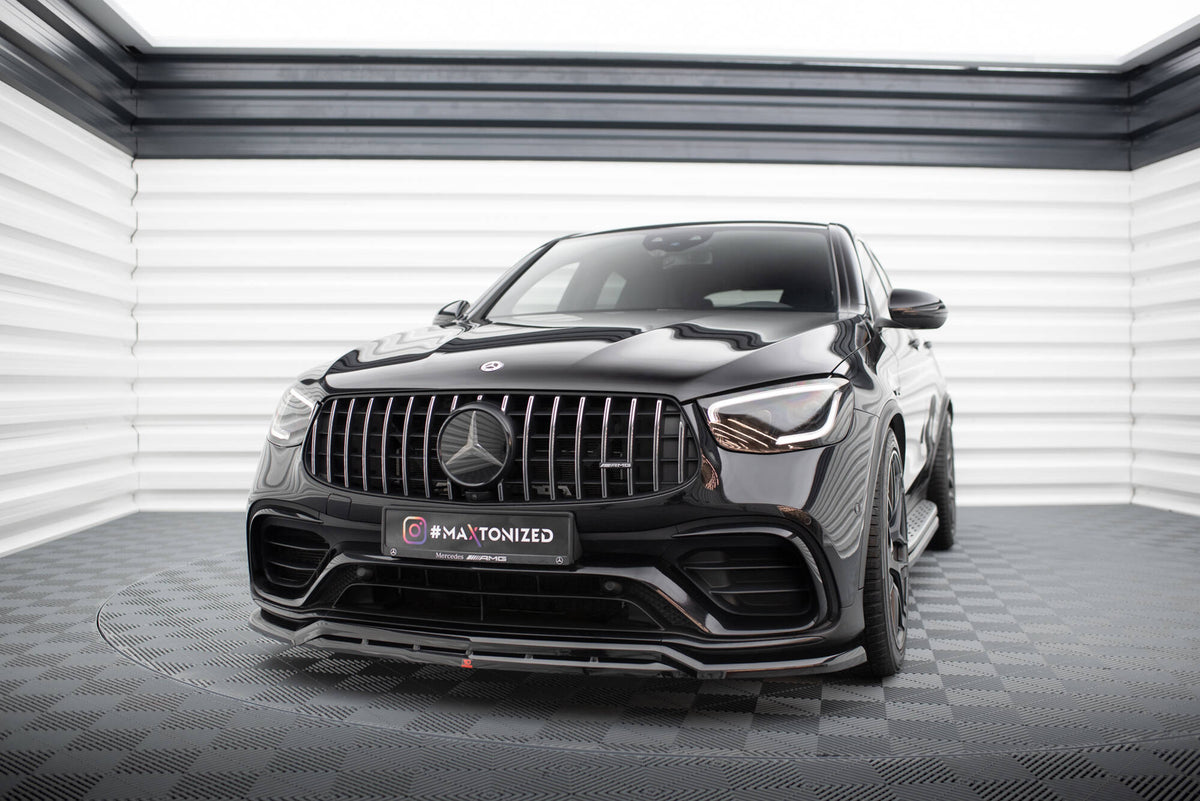 Maxton Design - Front Splitter Mercedes Benz GLC63 AMG SUV X253 / Coupe ...