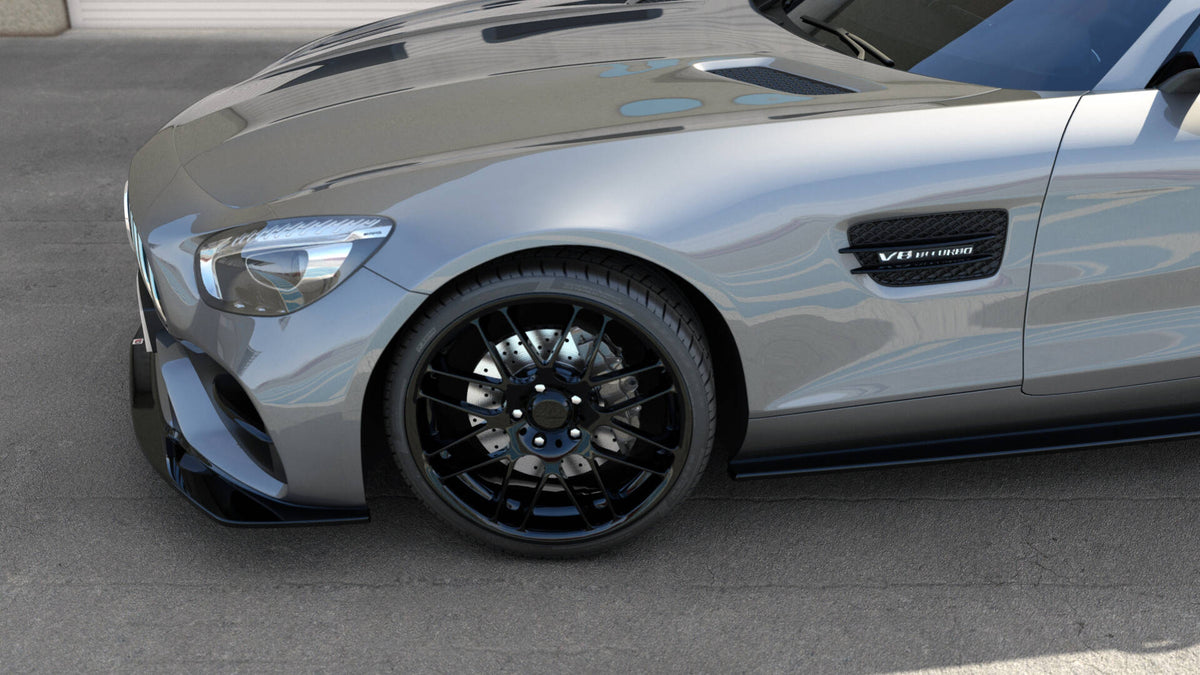Maxton Design - Front Splitter Mercedes Benz AMG GTS C190 (Facelift ...