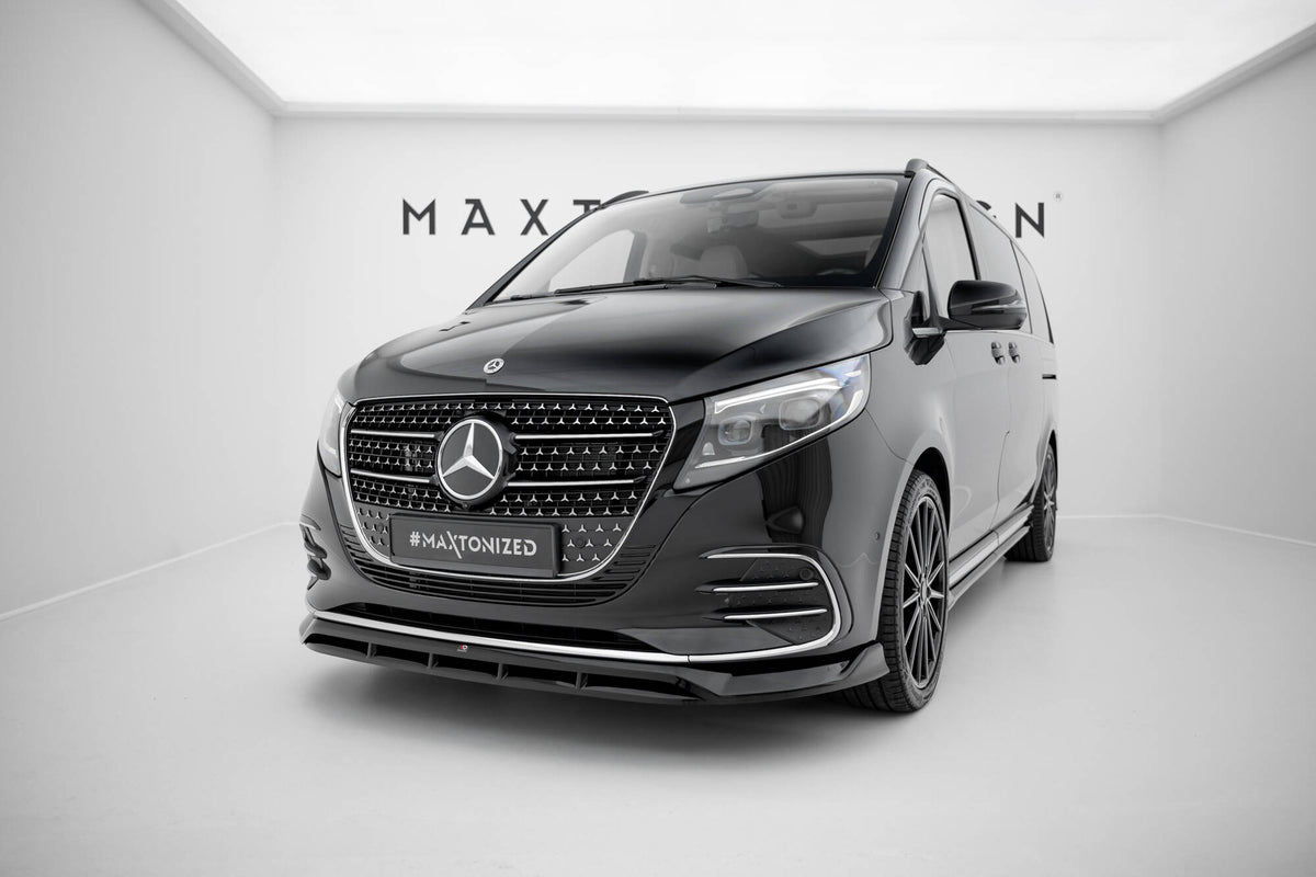 Maxton Design - Front Splitter Mercedes Benz V-Class AMG-Line W447 ...