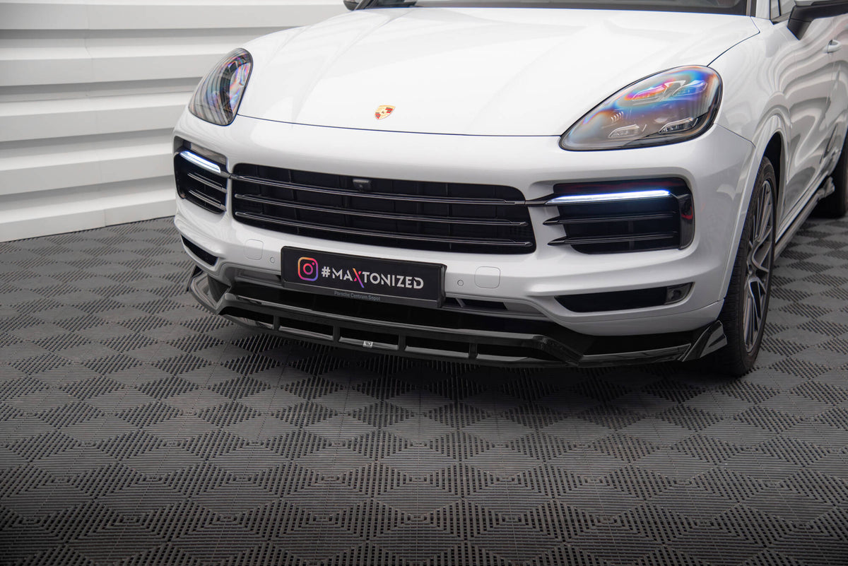 Maxton Design - Front Splitter Porsche Cayenne MK3 | Royal Body Kits