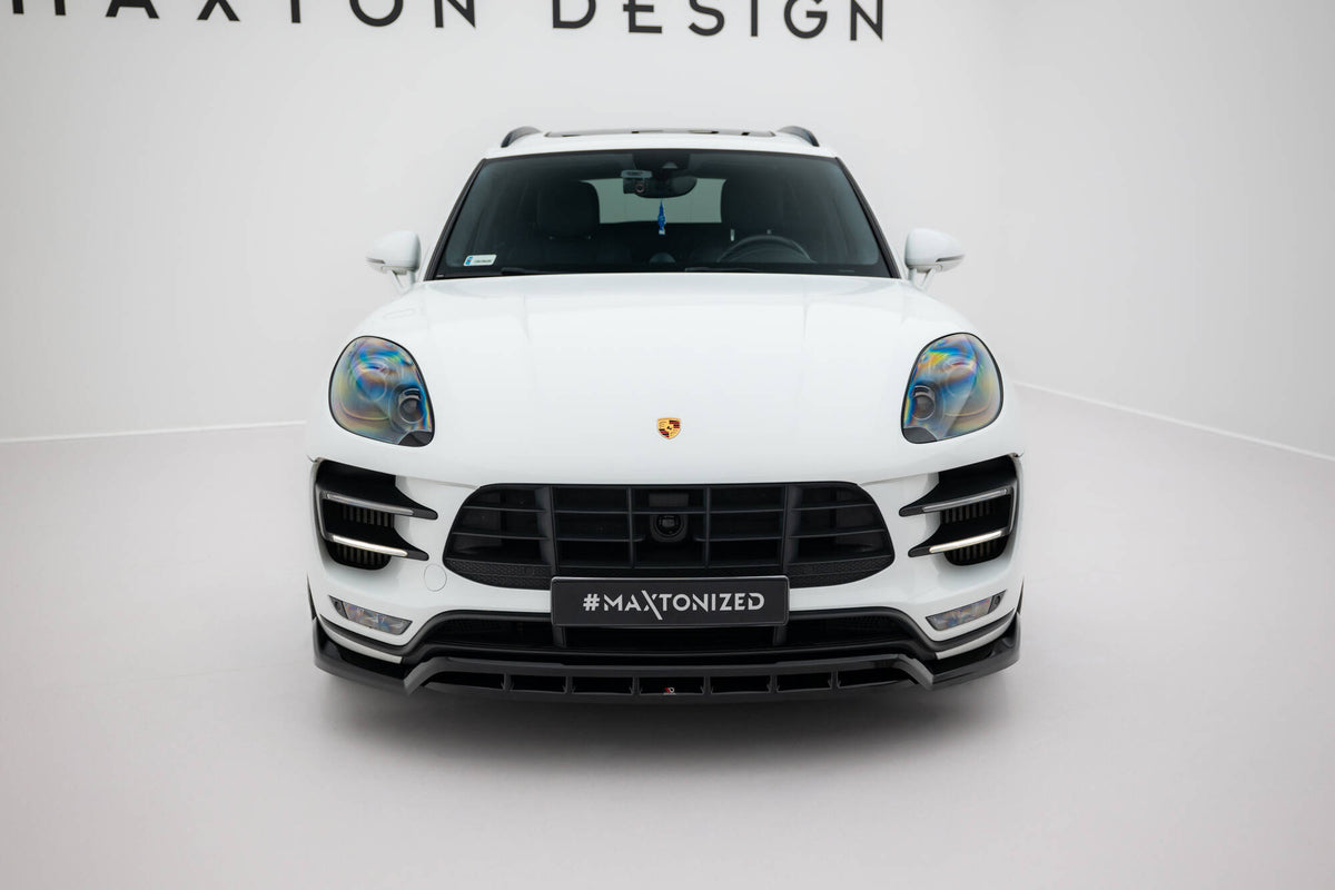 Maxton Design - Front Splitter Porsche Macan Turbo MK1 - PO-MA-1-TURBO ...