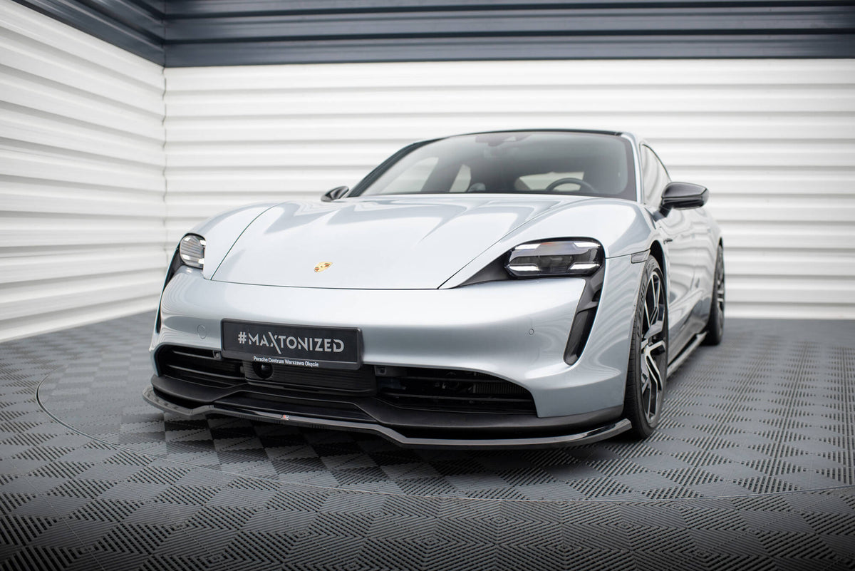 Maxton Design - Front Splitter Porsche Taycan / 4 / 4S / GTS MK1 - PO ...