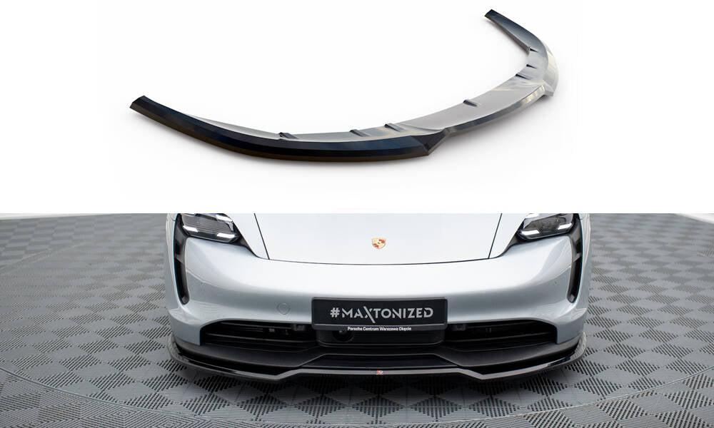 Maxton Design - Front Splitter Porsche Taycan / 4 / 4S / GTS MK1 - PO ...