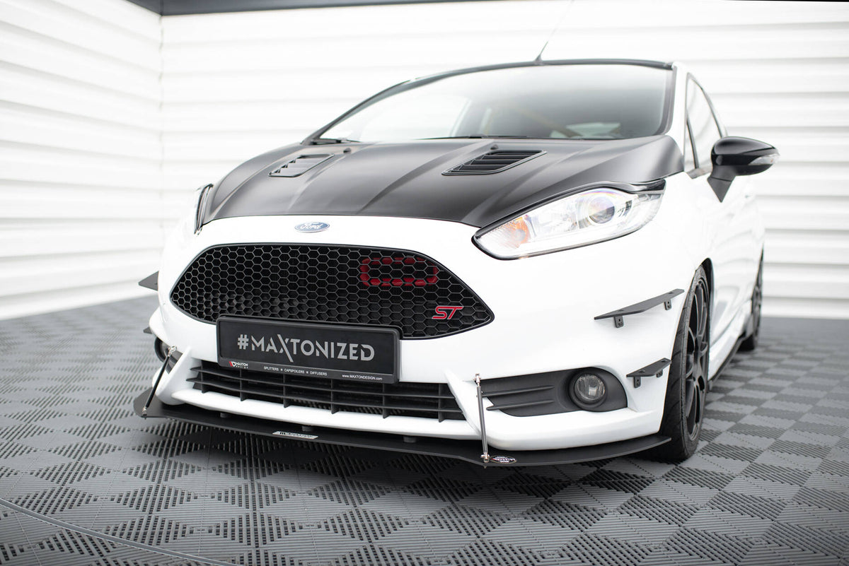 Maxton Design - Front Racing Splitter V.1 Ford Fiesta ST MK7 (Facelift ...
