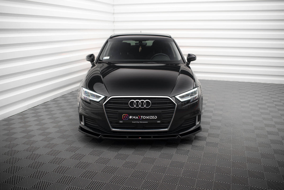 Maxton Design - Front Splitter V.1 Audi A3 8V Sportback (Facelift ...