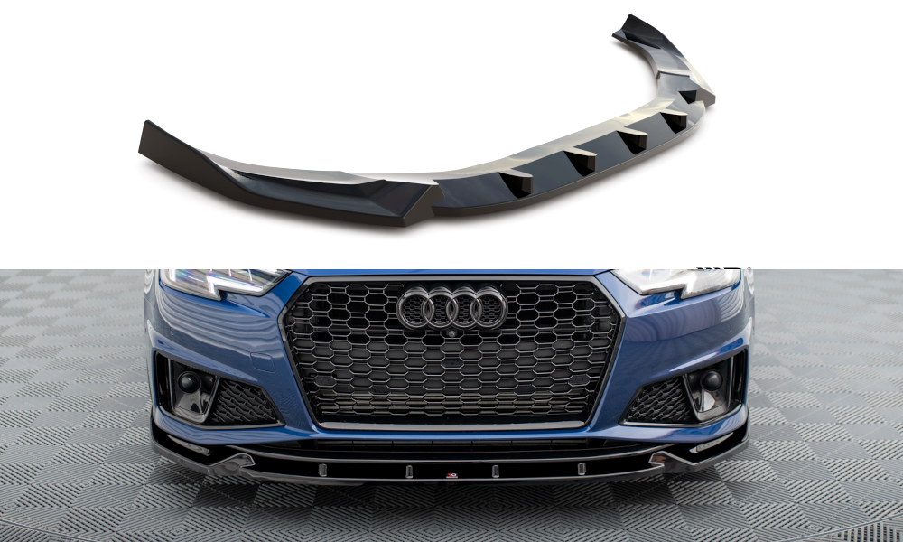 Maxton Design - Front Splitter V.1 Audi A4 Competition B9 | Royal Body Kits