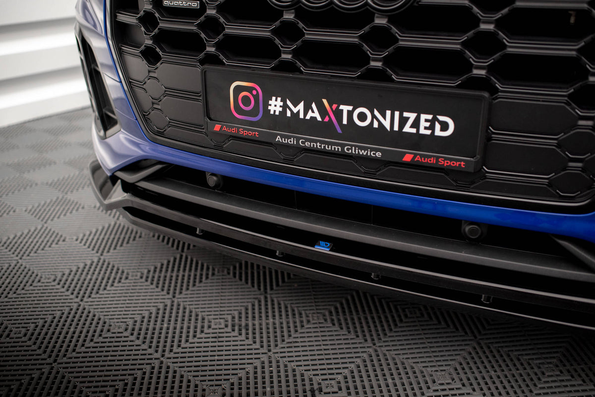 Maxton Design - Front Splitter V.1 Audi SQ5 / Q5 S-Line SUV/Sportback ...