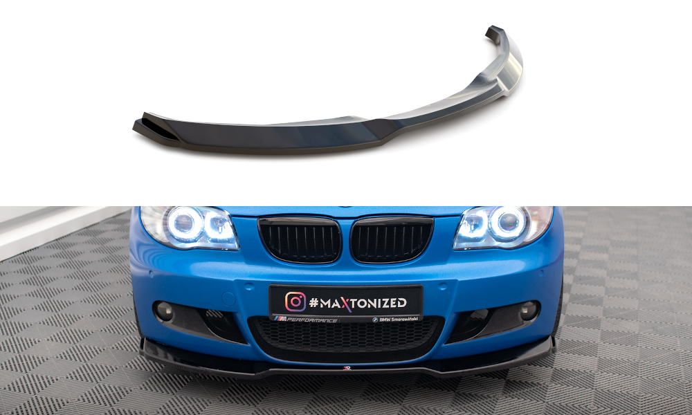 Maxton Design - Front Splitter V.1 BMW Series 1 M-Pack E87 (Facelift ...