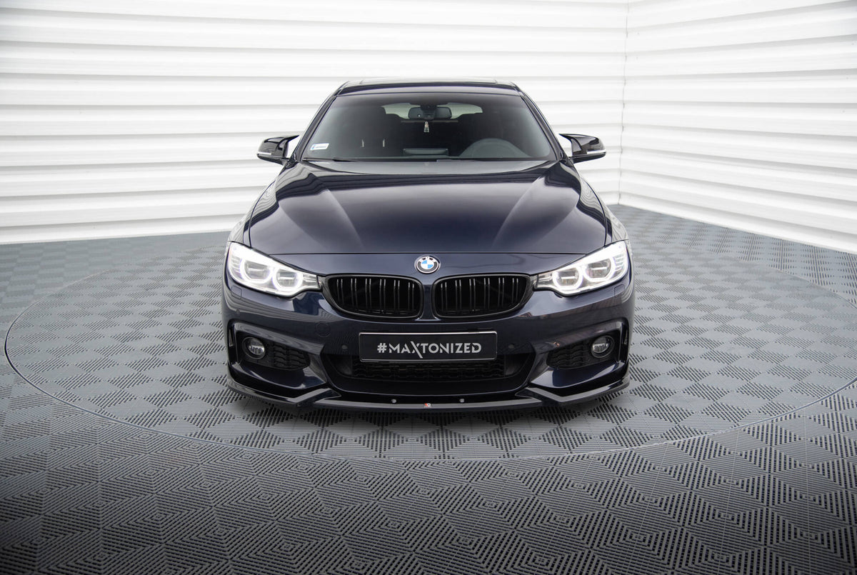 Maxton Design - Front Splitter V.1 BMW Series 4 Gran Coupe / Coupe ...