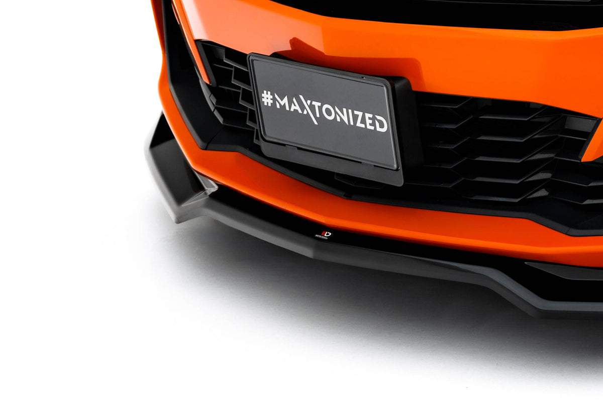 Maxton Design - Front Splitter V.1 Chevrolet Camaro SS MK6 (Facelift ...