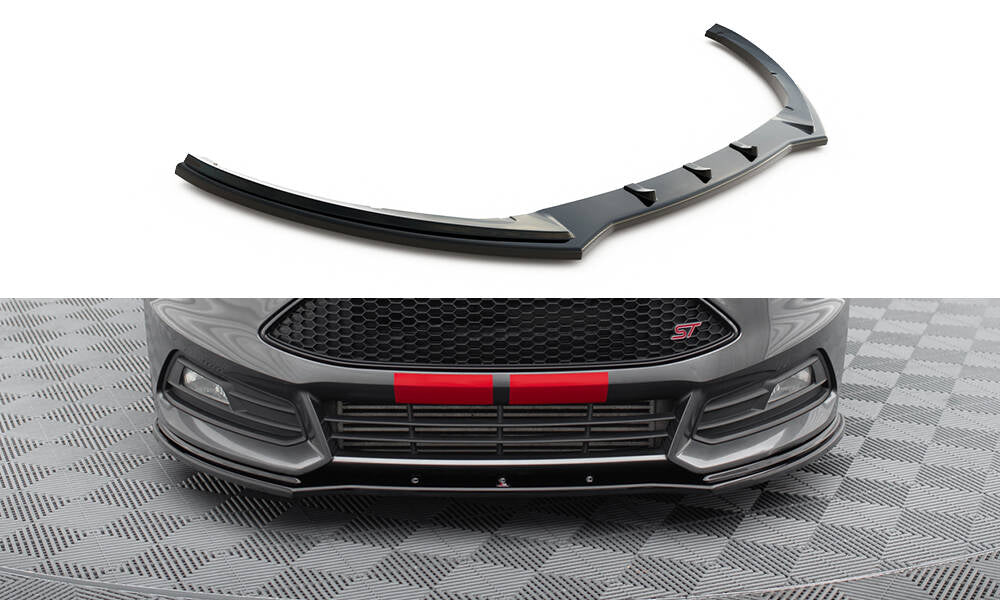 Maxton Design - Front Splitter V.1 Ford Focus ST MK3 (Facelift) | Royal ...