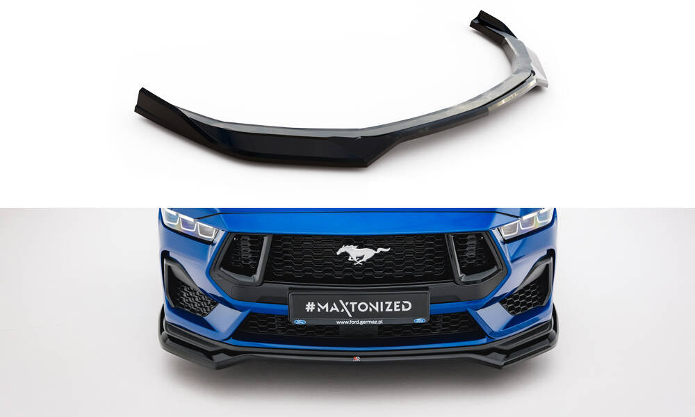 Maxton Design - Front Splitter V.1 Ford Mustang GT MK7 | Royal Body Kits