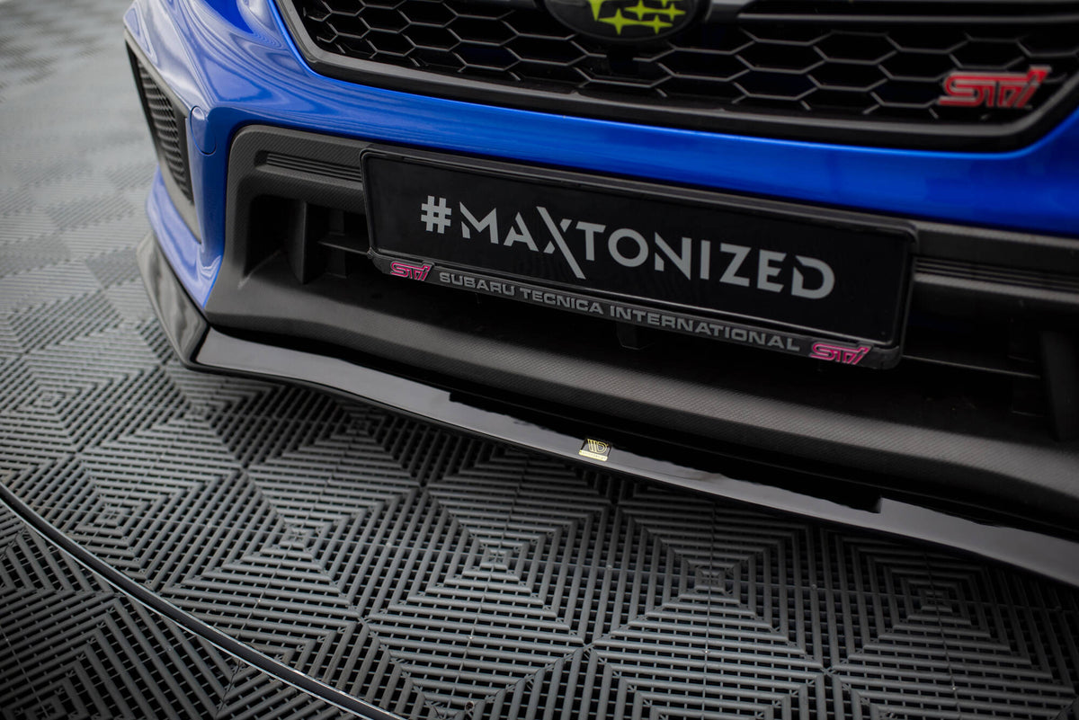 Maxton Design - Front Splitter V.1 Subaru WRX-STI MK4 (Facelift ...