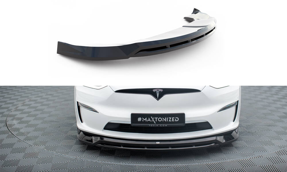 Maxton Design - Front Splitter V.1 Tesla Model X MK1 (Facelift) | Royal ...
