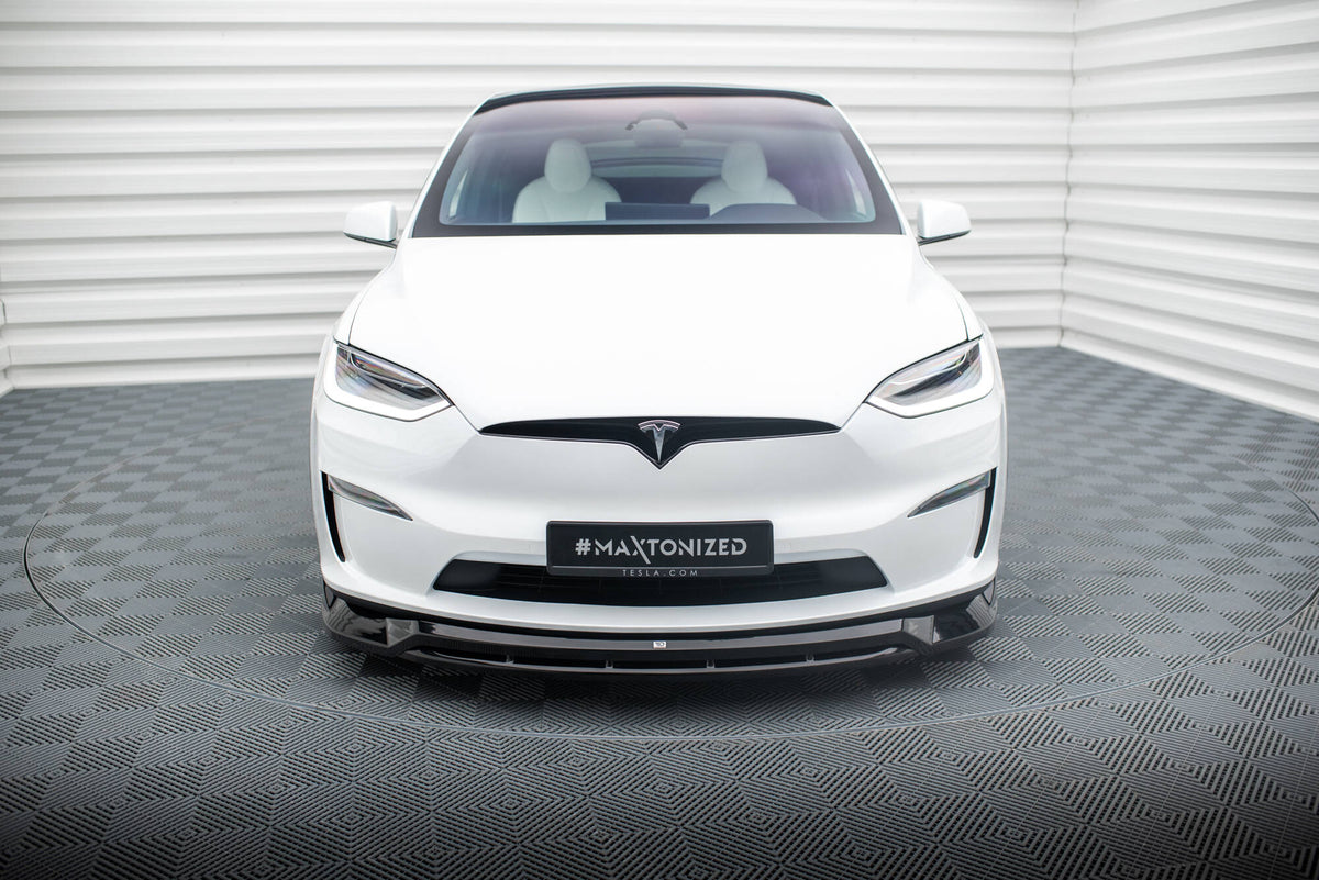Maxton Design - Front Splitter V.1 Tesla Model X MK1 (Facelift) | Royal ...