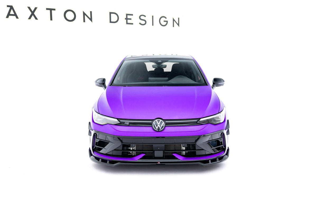 Maxton Design - Front Splitter V.1 Volkswagen Golf R MK8 (Facelift ...