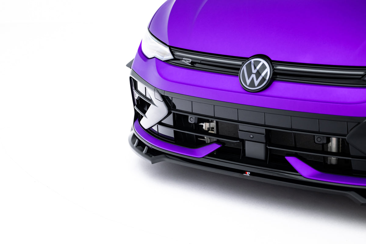 Maxton Design - Front Splitter V.1 Volkswagen Golf R MK8 (Facelift ...