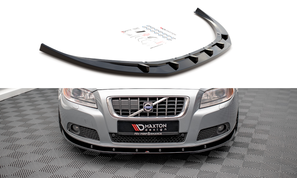 Maxton Design - Front Splitter V.1 Volvo V70 MK3 | Royal Body Kits