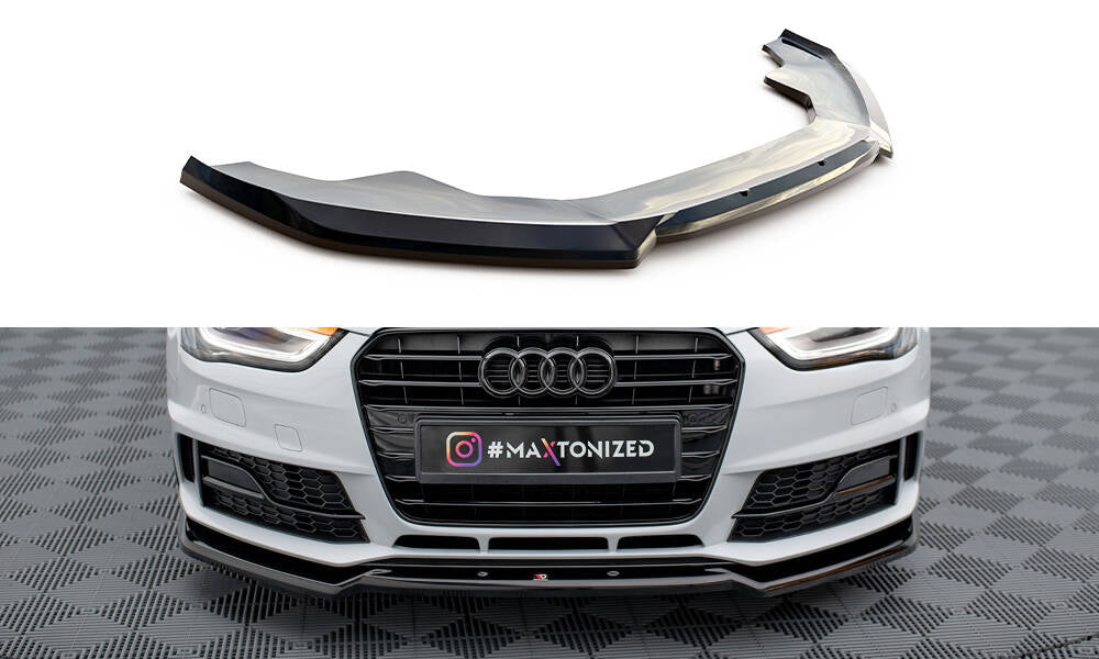 Maxton Design - Front Splitter V.2 Audi A4 Competition B8 (Facelift ...