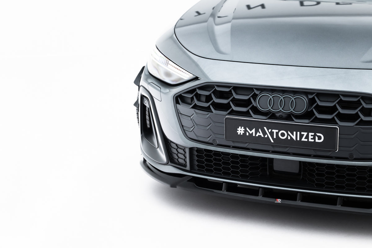 Maxton Design - Front Splitter V.2 Audi A5 S-Line Sedan / Avant B10 ...