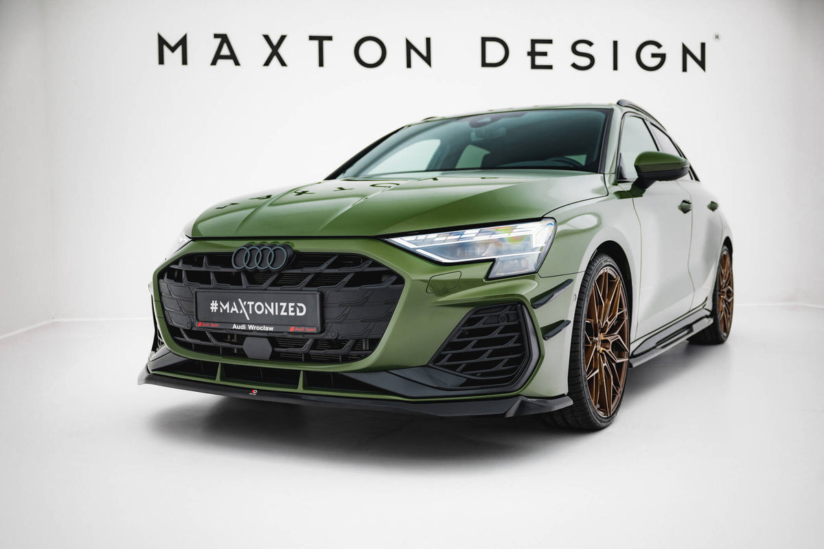 Maxton Design - Front Splitter V.2 Audi S3 Sportback / A3 S-Line ...