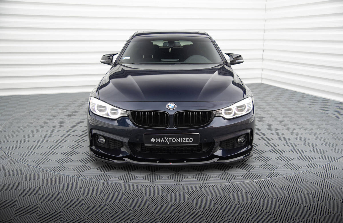 Maxton Design - Front Splitter V.6 BMW Series 4 Gran Coupe / Coupe ...