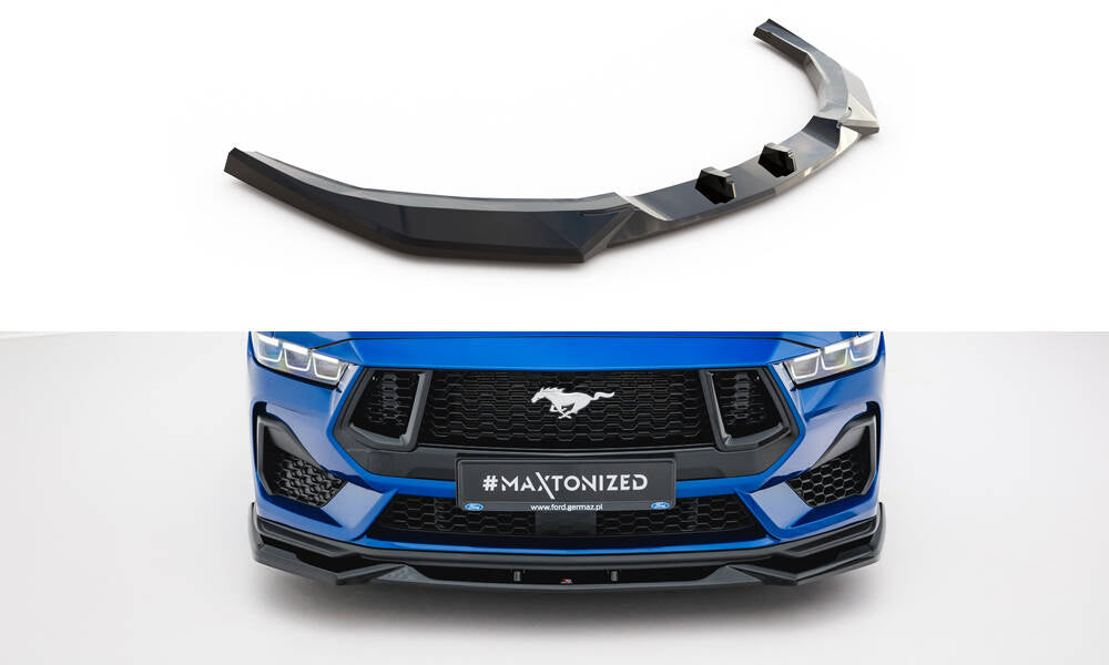 Maxton Design - Front Splitter V.2 Ford Mustang GT MK7 | Royal Body Kits