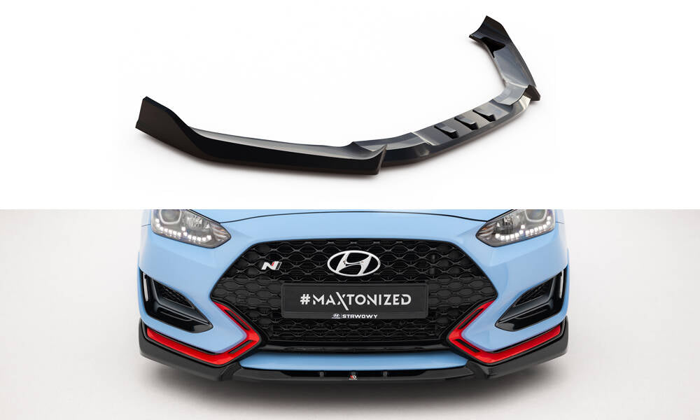 Maxton Design - Front Splitter V.2 Hyundai Veloster N MK2 | Royal Body Kits